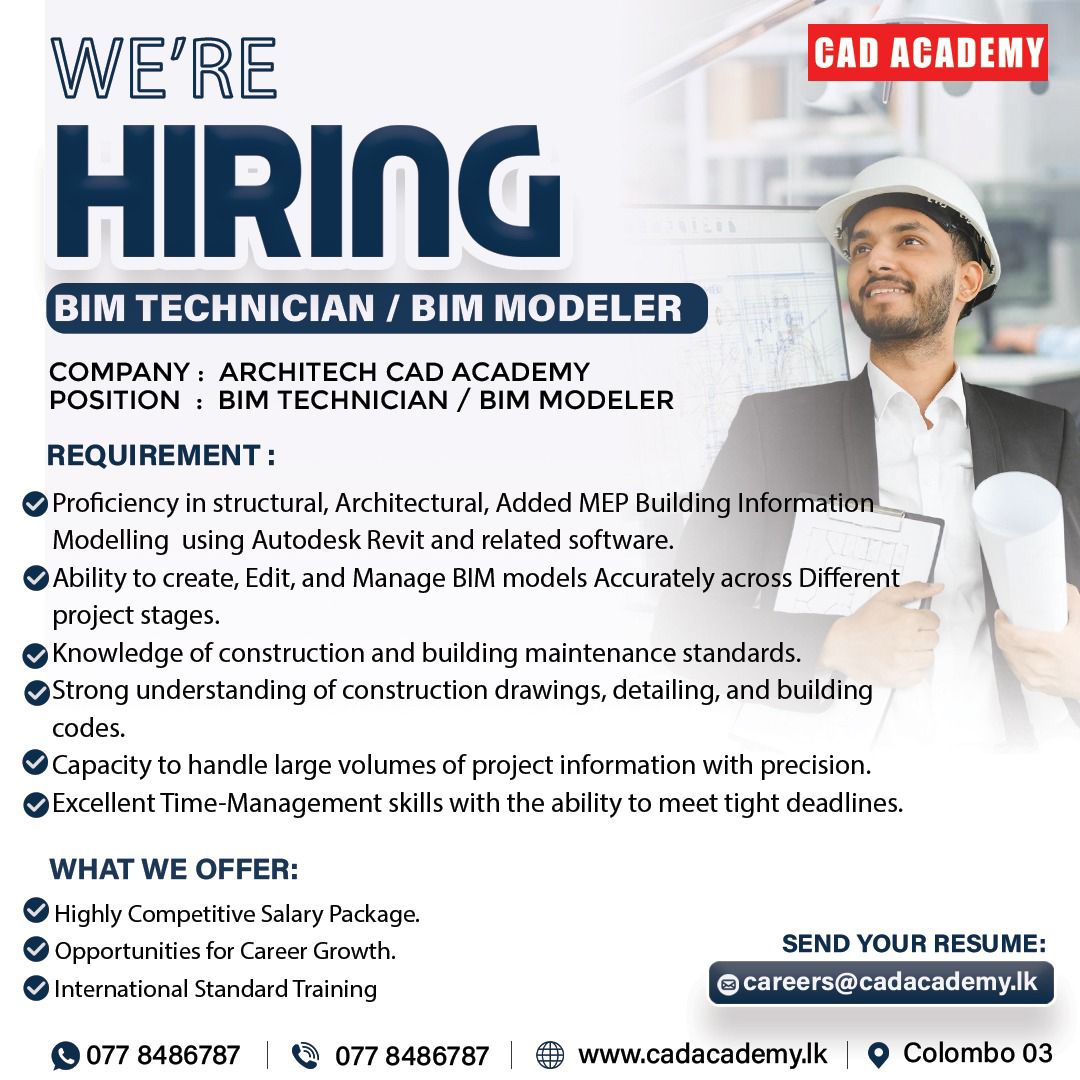 Career Opportunities - ArchiTech CAD Academy